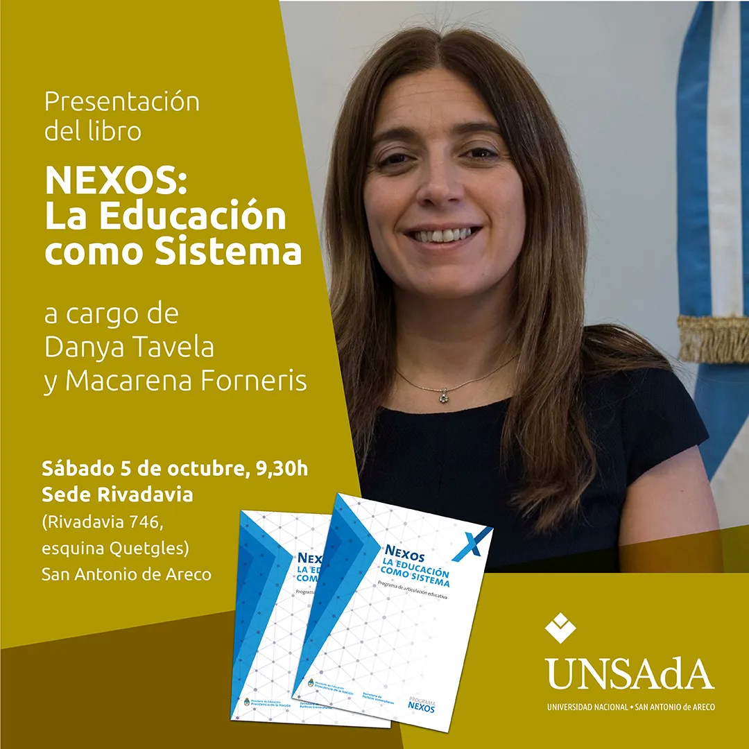Danya Tavela presenta su libro “Nexos: la Educación como Sistema” en la ...